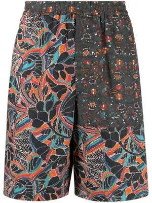 MARANT Graphic-print Deck Shorts