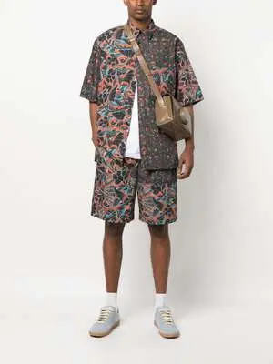 MARANT Graphic-print Deck Shorts