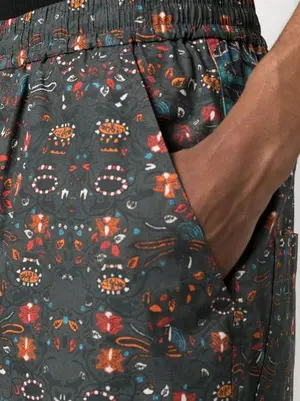 MARANT Graphic-print Deck Shorts