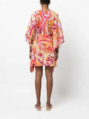 TWINSET Floral-print Belted-waist Dress