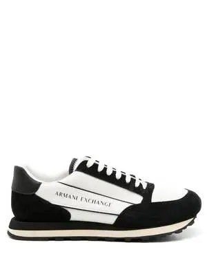 Armani Exchange Panelled Logo-print Sneakers