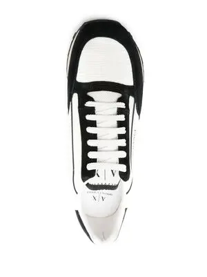 Armani Exchange Panelled Logo-print Sneakers