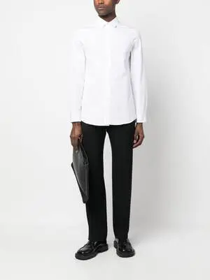 JIL SANDER Long-sleeve Cotton Shirt - White