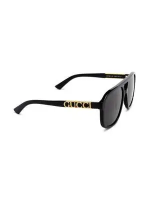 Gucci Pilot-frame Sunglasses - Black