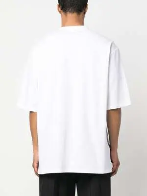 Balmain Crystal-logo Cotton T-shirt