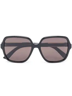 Gucci Square-frame Sunglasses - Black