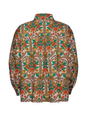 La DoubleJ Poet Printed Shirt - Brown
