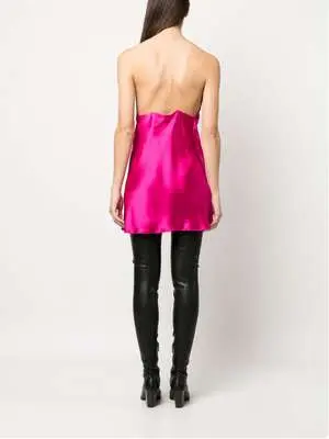 Y/project Draped Silk Minidress - Pink