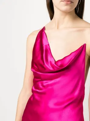 Y/project Draped Silk Minidress - Pink