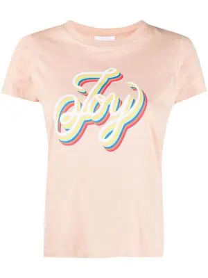 See By Chloé Graphic-print T-shirt - Pink