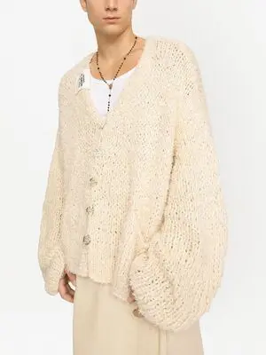 Dolce & Gabbana Logo-patch Cotton Cardigan