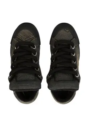Dolce & Gabbana Denim Lace-up Sneakers