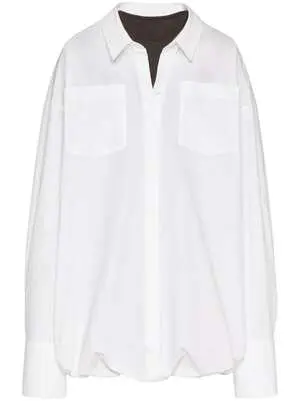 Valentino Garavani Layered Long-sleeve Shirtdress