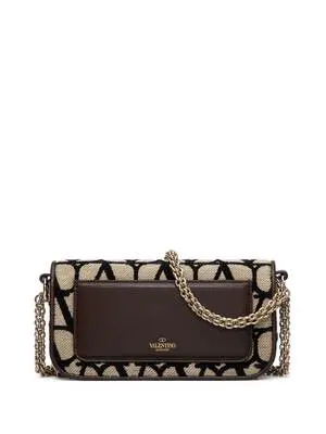 Valentino Garavani Small Lòco Toile Iconographe Shoulder Bag