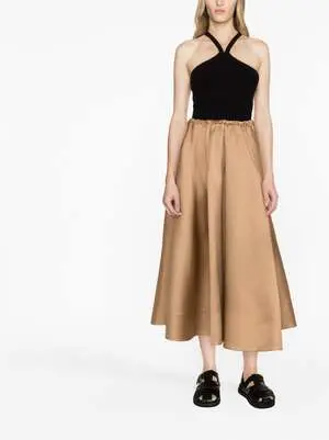 Valentino Garavani Pleated Mid-length Skirt - Neutrals