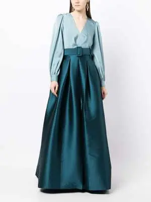 Sachin & Babi Zoe Belted Gown