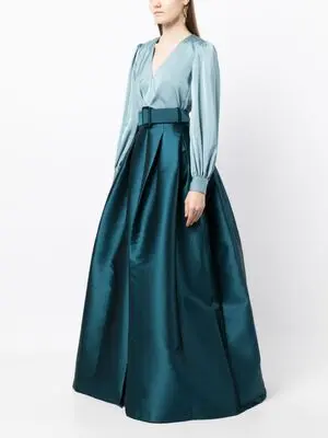 Sachin & Babi Zoe Belted Gown
