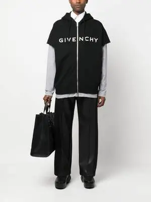 Givenchy Logo-print Layered Hoodie