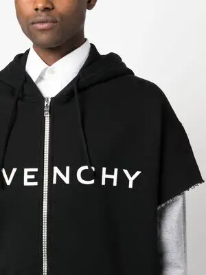 Givenchy Logo-print Layered Hoodie