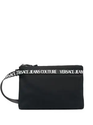Versace Logo-strap Wallet