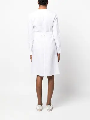 Calvin Klein Long-sleeve Belted Dress