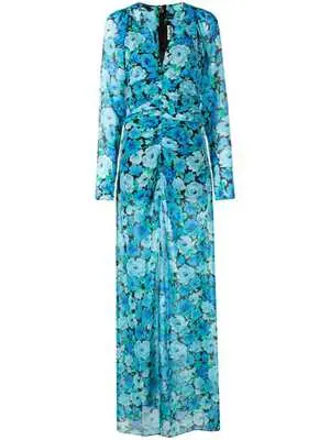 ROTATE BY BIRGER CHRISTENSEN Floral-print Maxi Dress