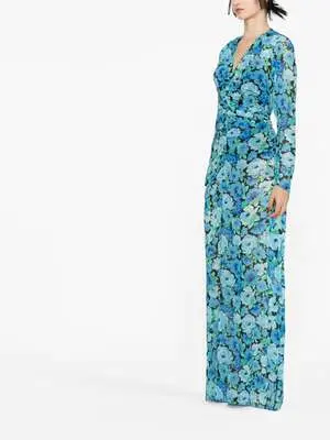 ROTATE BY BIRGER CHRISTENSEN Floral-print Maxi Dress