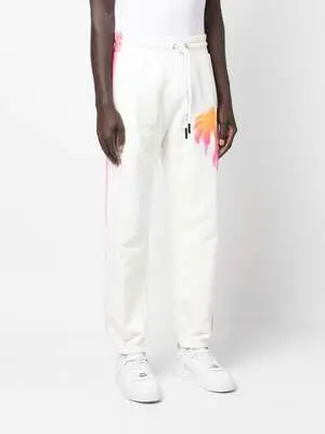 Palm Angels Sprayed Palm Cotton Track Pants