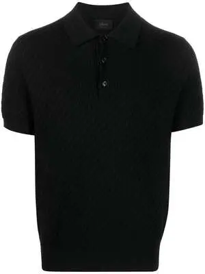 Brioni Waffle-knit Polo Shirt