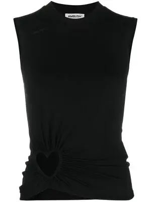 AMBUSH Heart Cut-out Top