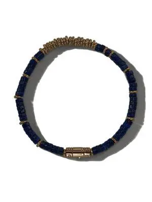 John Hardy 14kt Yellow Gold Lapis Lazuli Bracelet