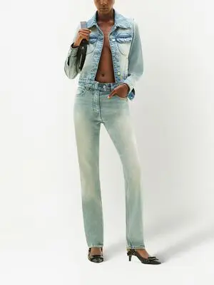 COURREGES Light-wash Denim Jacket