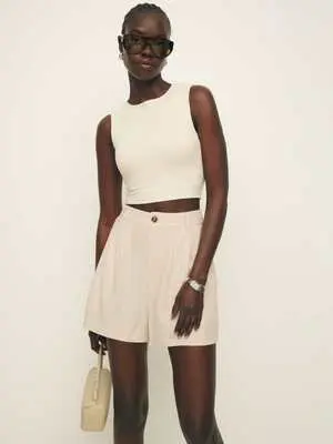 REFORMATION Mason Short - Ivory