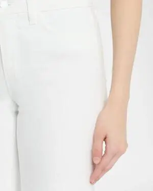 L & APOS;AGENCE L'agence Clayton High-rise Wide-leg Jeans - Blanc