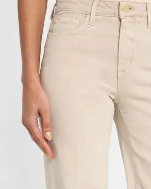 L & APOS;AGENCE L'agence Clayton High-rise Wide-leg Jeans - Ltbrwn