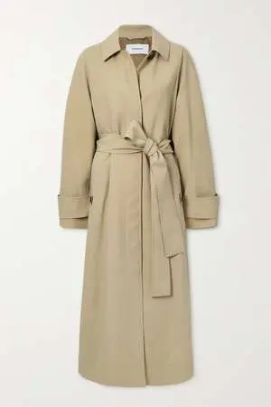 FERRAGAMO - Belted Wool Trench Coat