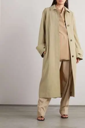 FERRAGAMO - Belted Wool Trench Coat