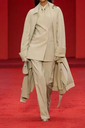 FERRAGAMO - Belted Wool Trench Coat