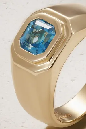 42 SUNS 14-karat Topaz Band Ring