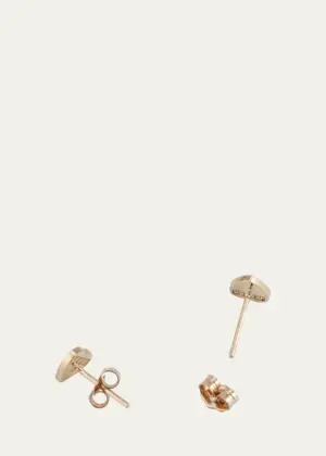JENNIFER MEYER 18k Plain Heart Stud Earrings