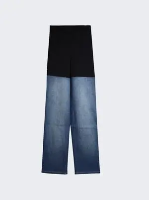 Alaia Contrast Stitching Jeans For Women
