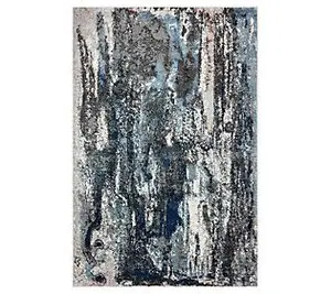 OX BAY TRADING CO. Ox Bay Lennon Abstract Waterfall Area Rug, 5'3' X 7'6 - One-color
