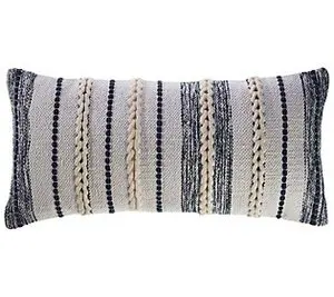 OX BAY TRADING CO. Ox Bay Braided Contemporary Lumbar Throw Pillow - One-color