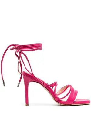 P.a.r.o.s.h Leather Ankle-tie Sandals