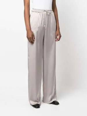 Herno Shiny Palazzo Pants - Neutrals