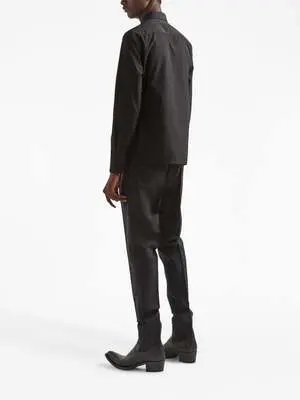 Prada Long-sleeved Cotton Shirt - Black