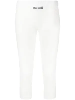 Dsquared2 Cropped Mesh Leggings - White