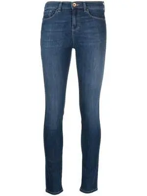 Emporio Armani Skinny-cut Jeans - Blue