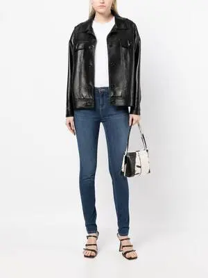 Emporio Armani Skinny-cut Jeans - Blue