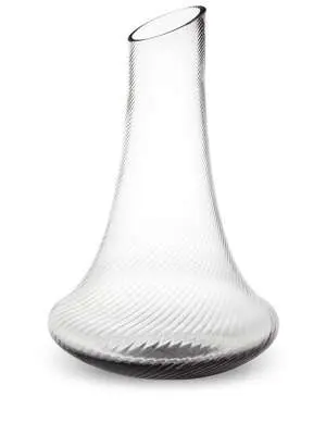 Dolce & Gabbana Murano Glass Curved Wine Carafe - White